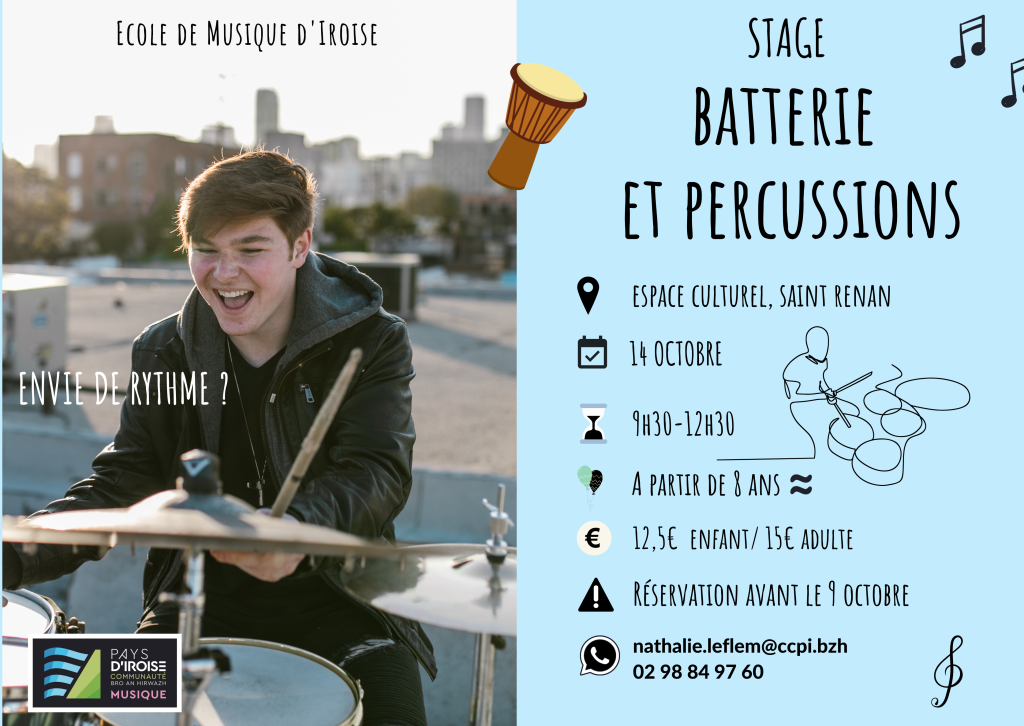 Stage batterie percussions | CCPI
